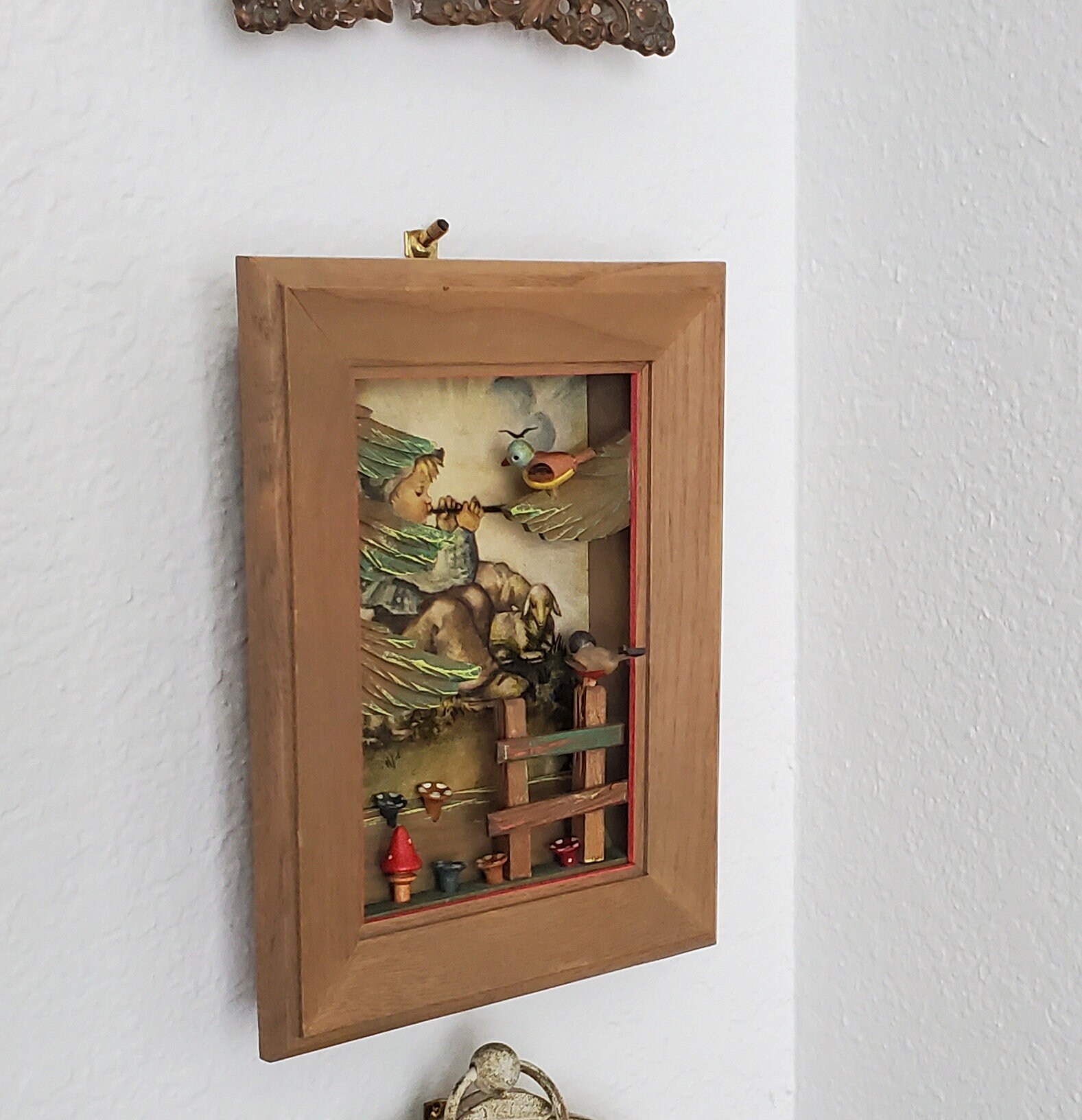 ANRI Hummel Vintage Shadow Box Diorama flute Song - Etsy
