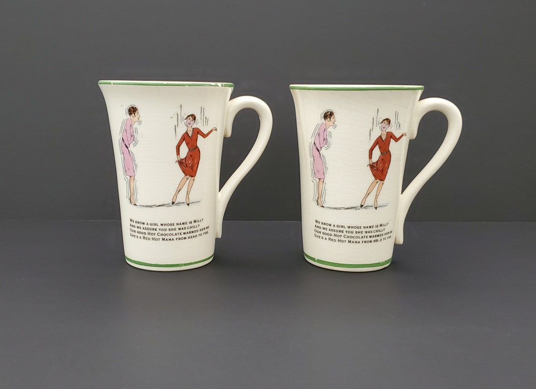 1928 Humoresque Cups "chilly Milly", Sydney Kahn Detroit - Etsy