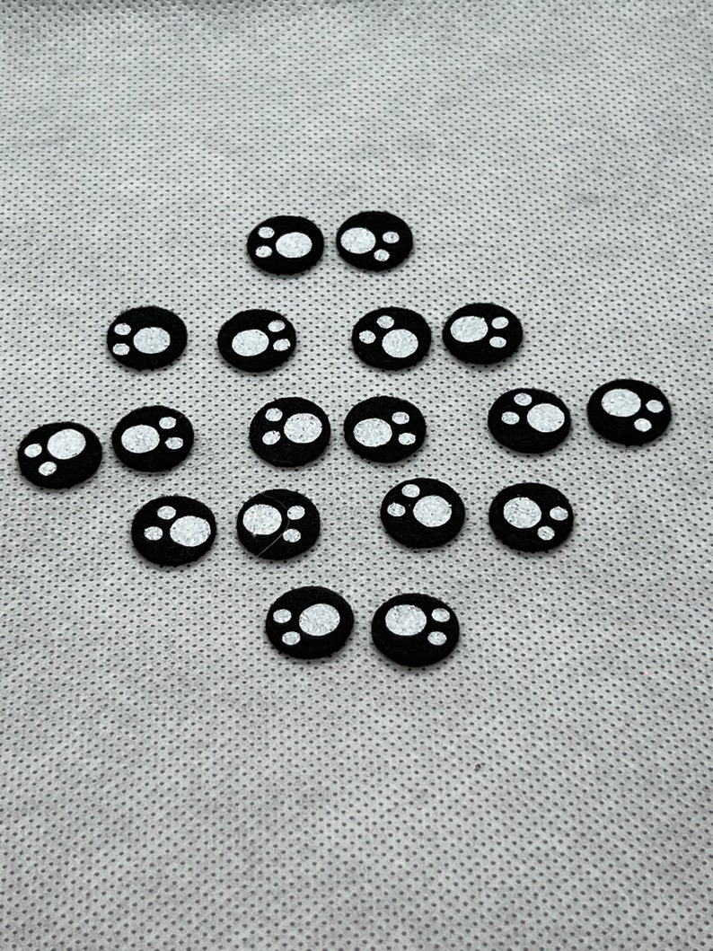 10 Sets 12mm .5 Inches Felt Eyes Kawaii Style - Etsy