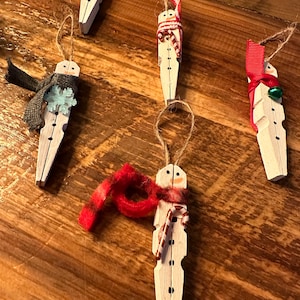 Clothespin Ornaments - Etsy