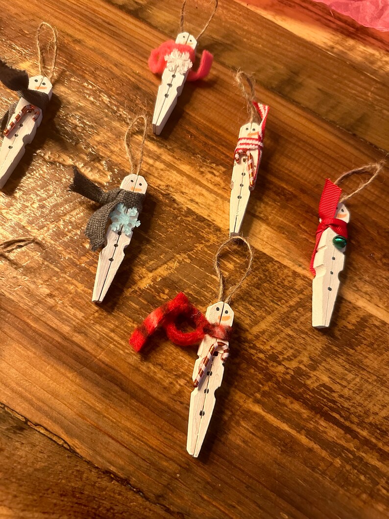 Clothespin Ornaments - Etsy