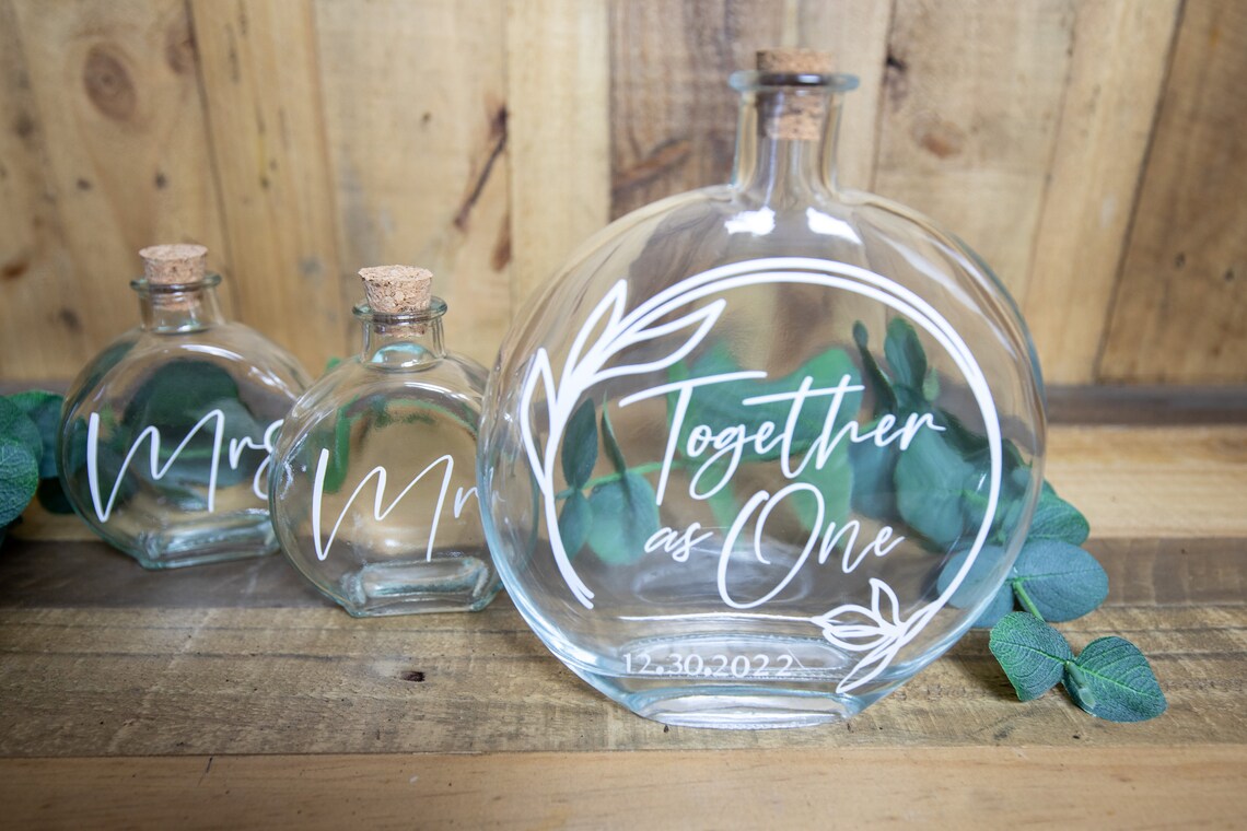 Sand Ceremony Set for Weddings, Unity Ceremony, Personalized - Etsy