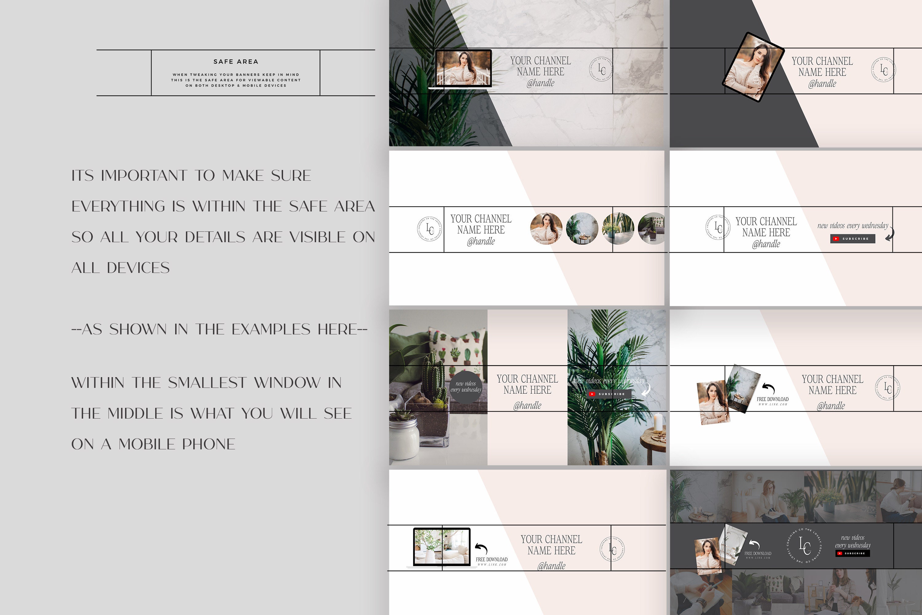 Youtube Banner Template, YT Channel Art, Cover Image, Social Media ...