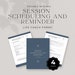 Session Scheduling and Reminder Template for Life Coach, Agenda ...