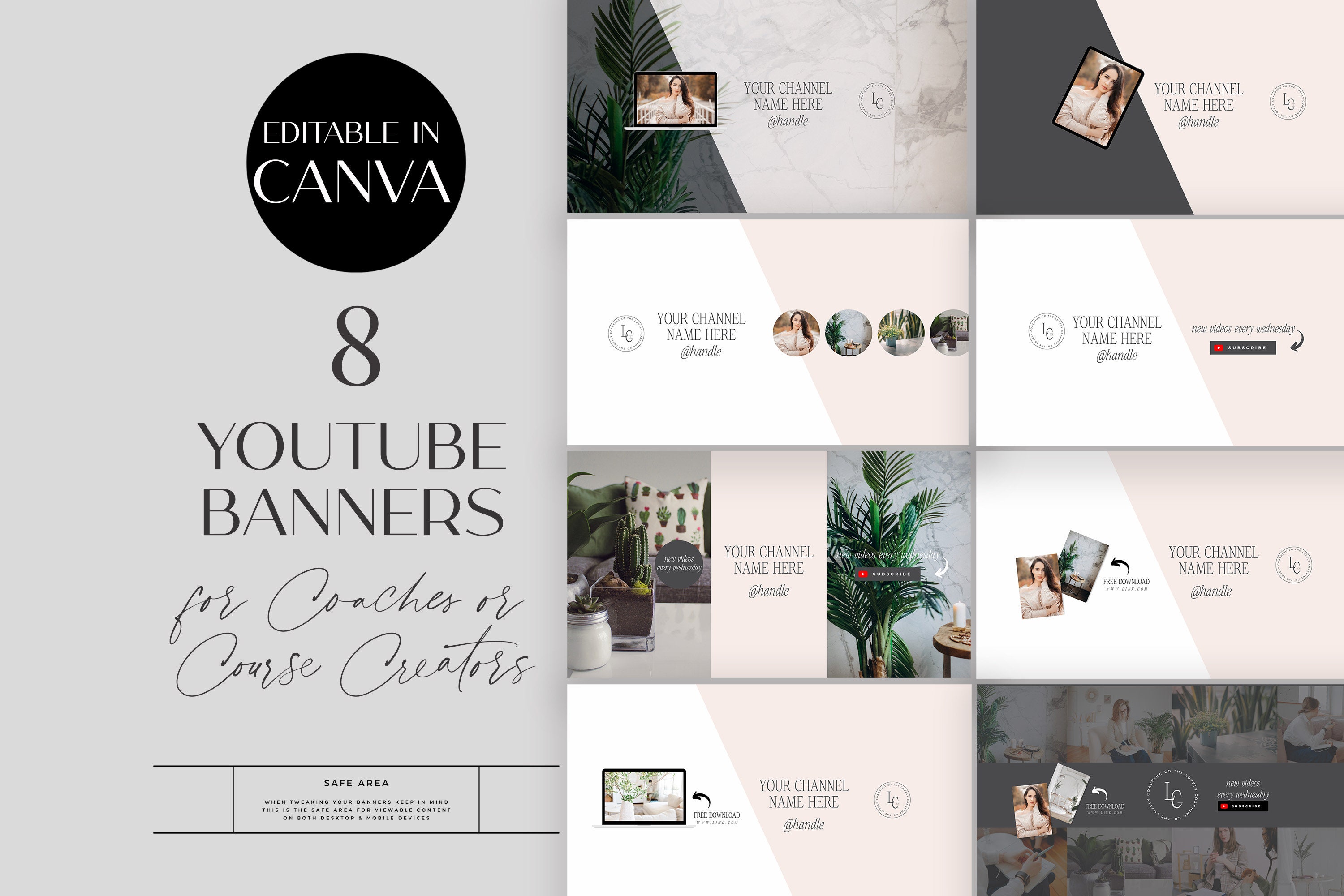 Youtube Banner Template, YT Channel Art, Cover Image, Social Media ...