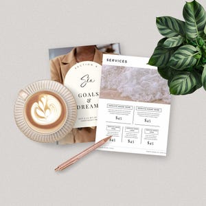 Virtual Assistant Business Plan Template Editable Canva Small Business ...