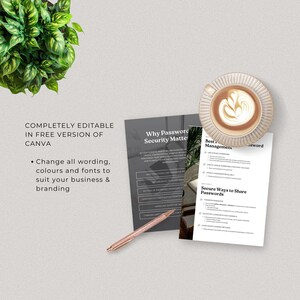 Virtual Assistant Lead Magnet Template Editable Canva Security Guide ...