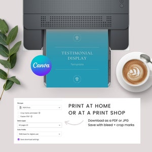 Testimonial Display Template for Life Coaches, Social Media Testimonial ...