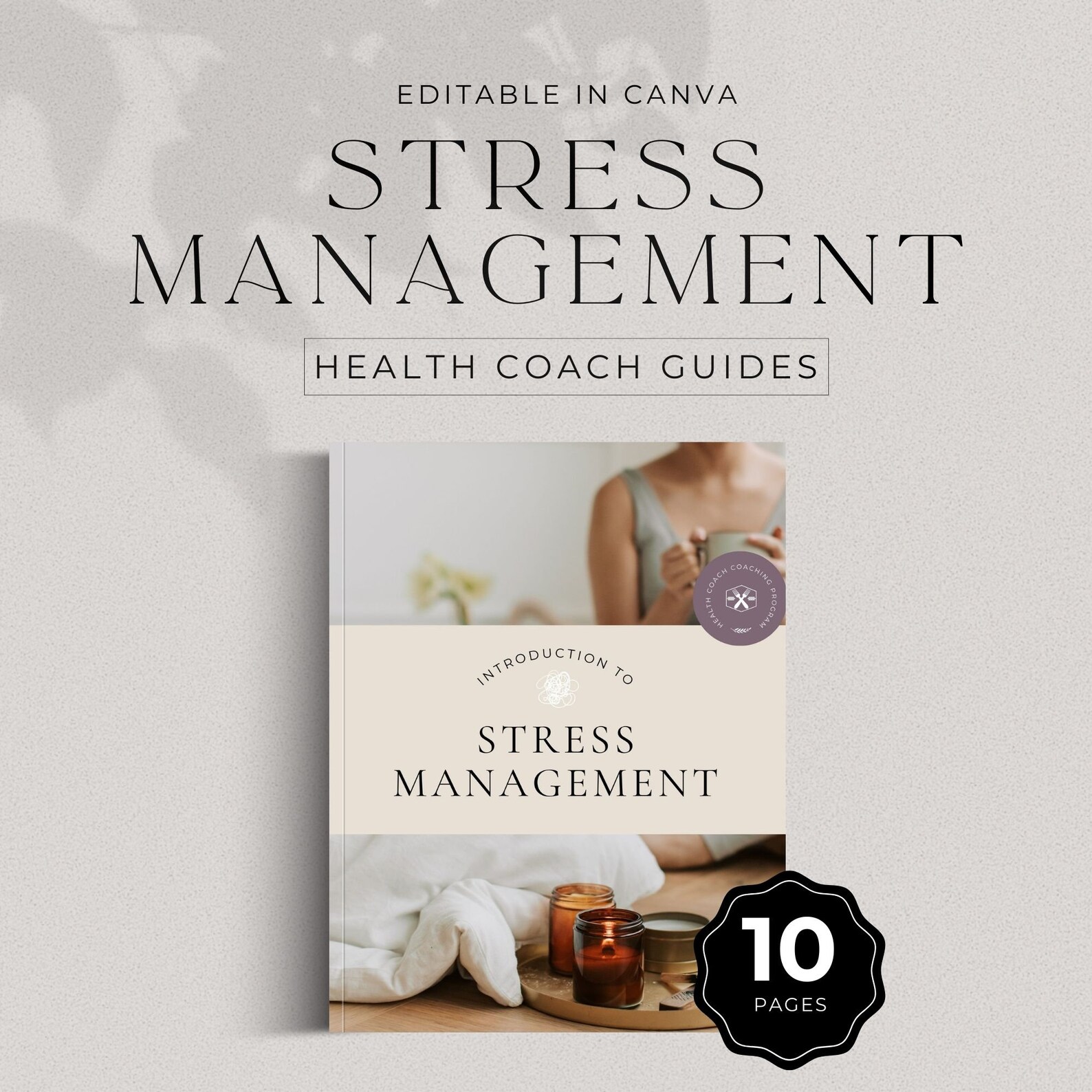 Stress Management E-book Health Coach, Stress Management, Guide ...