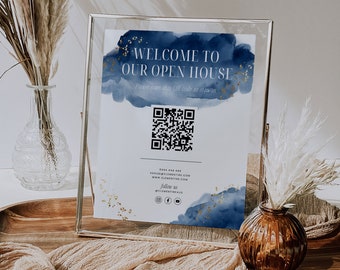 Welcome Open House Sign Qr Code - Etsy