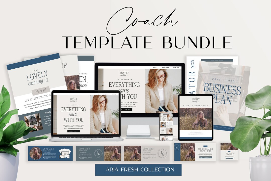 Canva Coaching Template Bundle Professionally Branded and Ready to Use ...