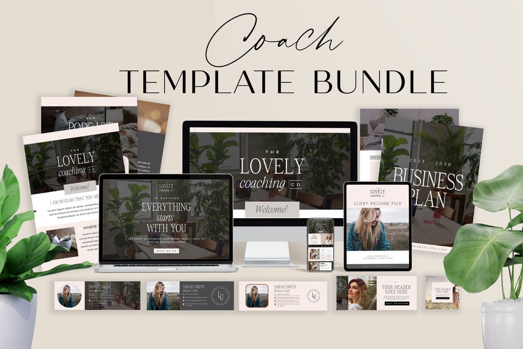 Canva Coaching Template Bundle Professionally Branded and Ready to Use ...