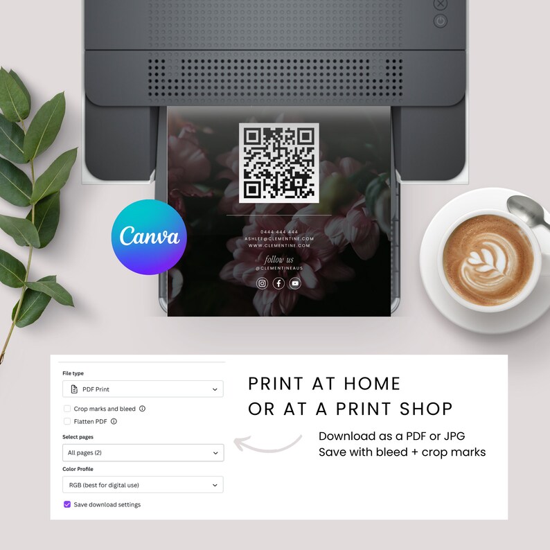 Minimalist Scan for Menu Canva Template QR Code Sign for - Etsy Australia