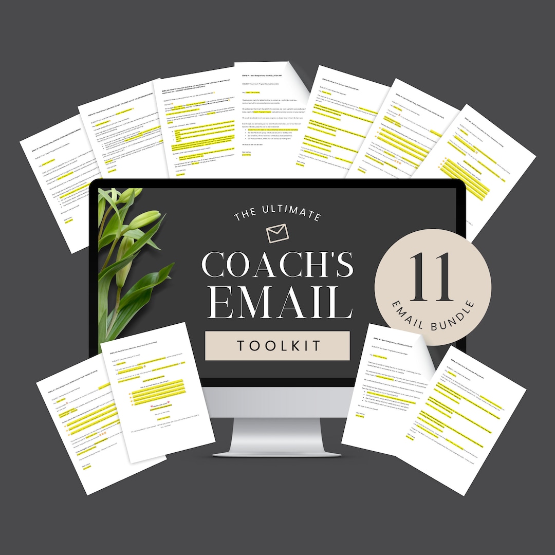 Coach Email Swipe Files Bundle, Coaching Onboarding Welcome Sequence ...
