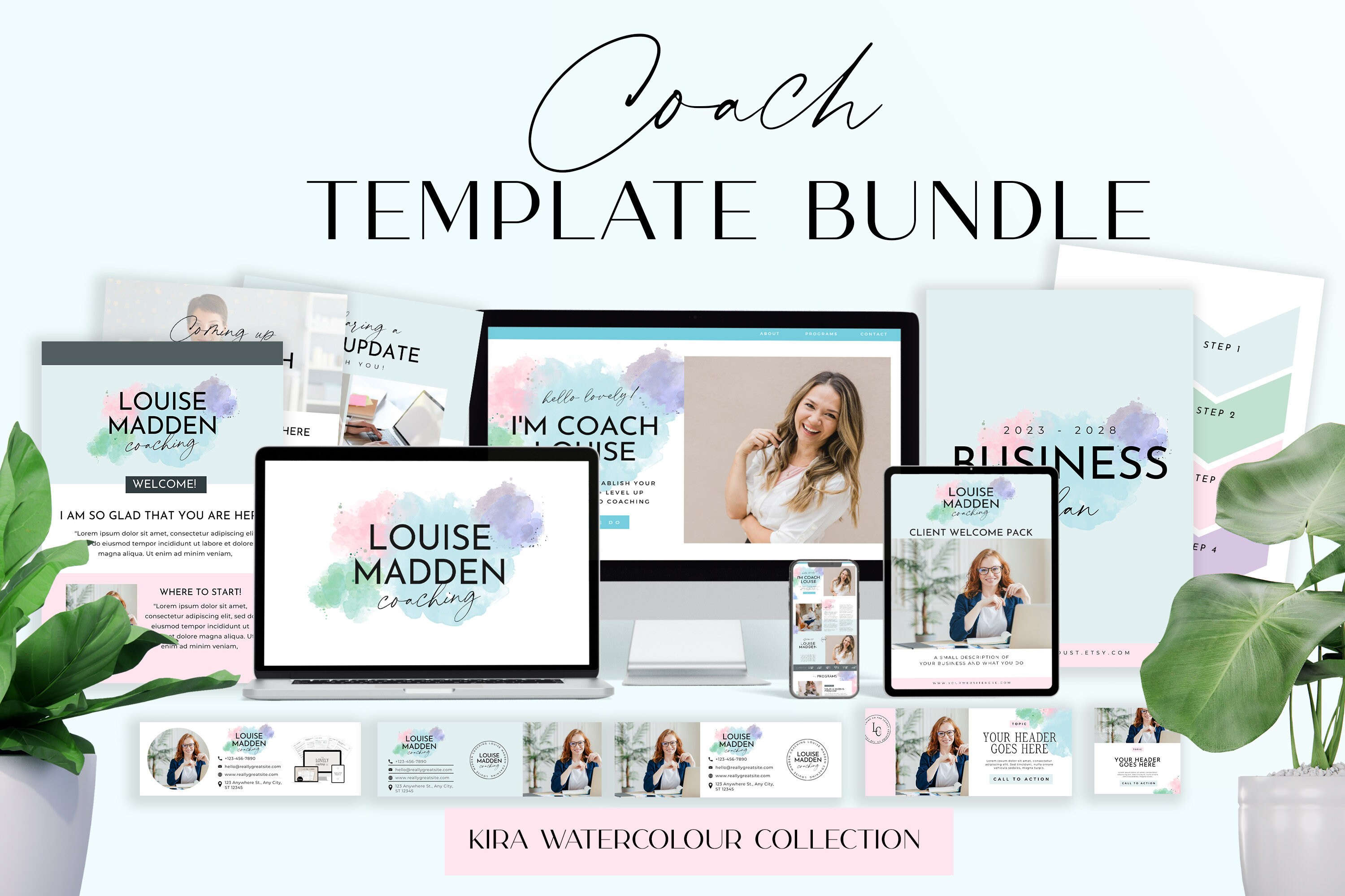 Canva Coaching Template Bundle Professionally Branded and Ready to Use ...