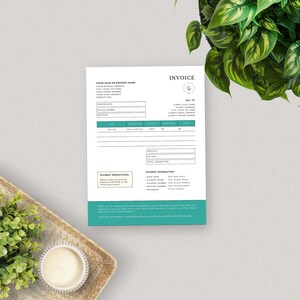Weight Loss Coach Invoice Template, Canva Template, Onboarding Client ...