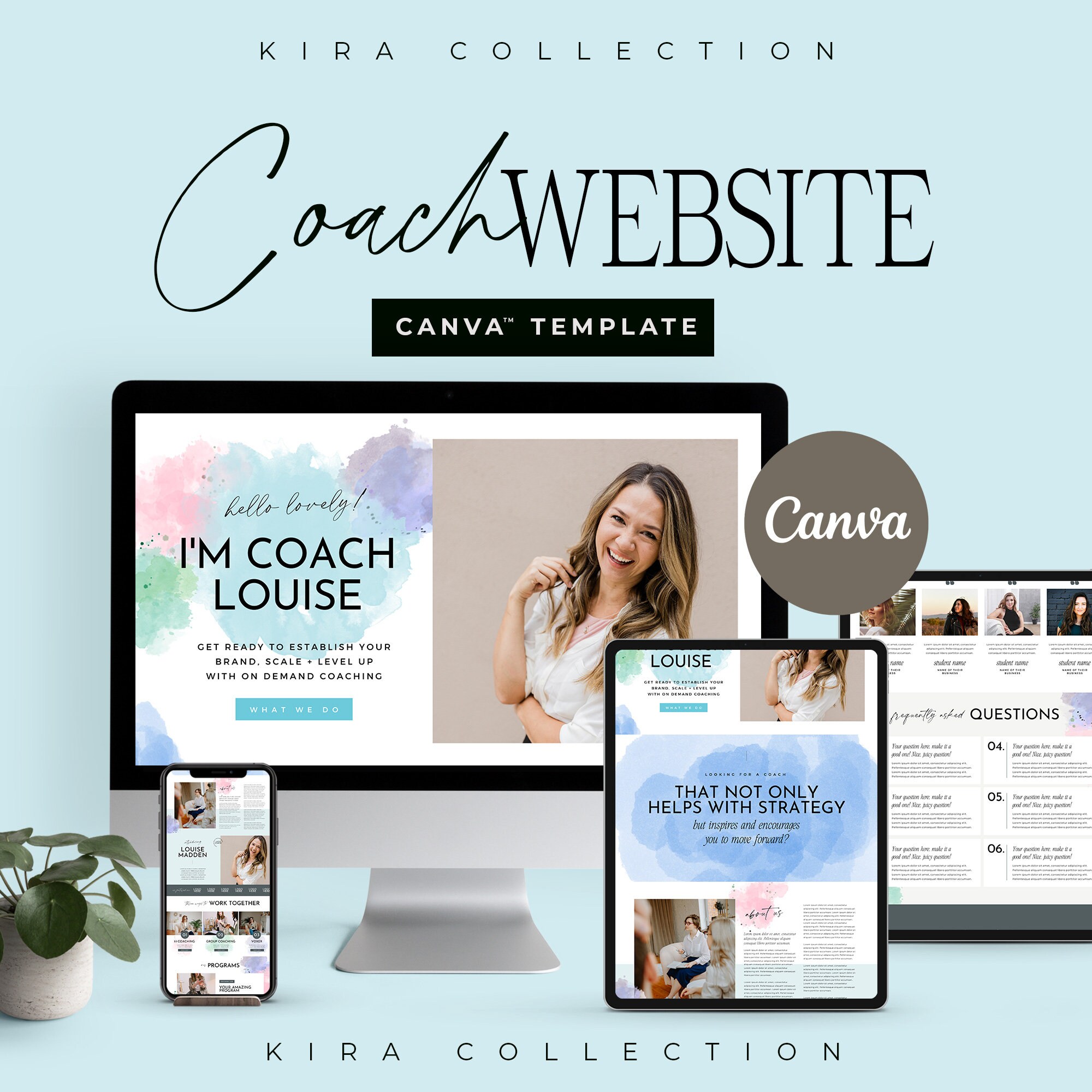 Canva Coaching Template Bundle Professionally Branded and Ready to Use ...