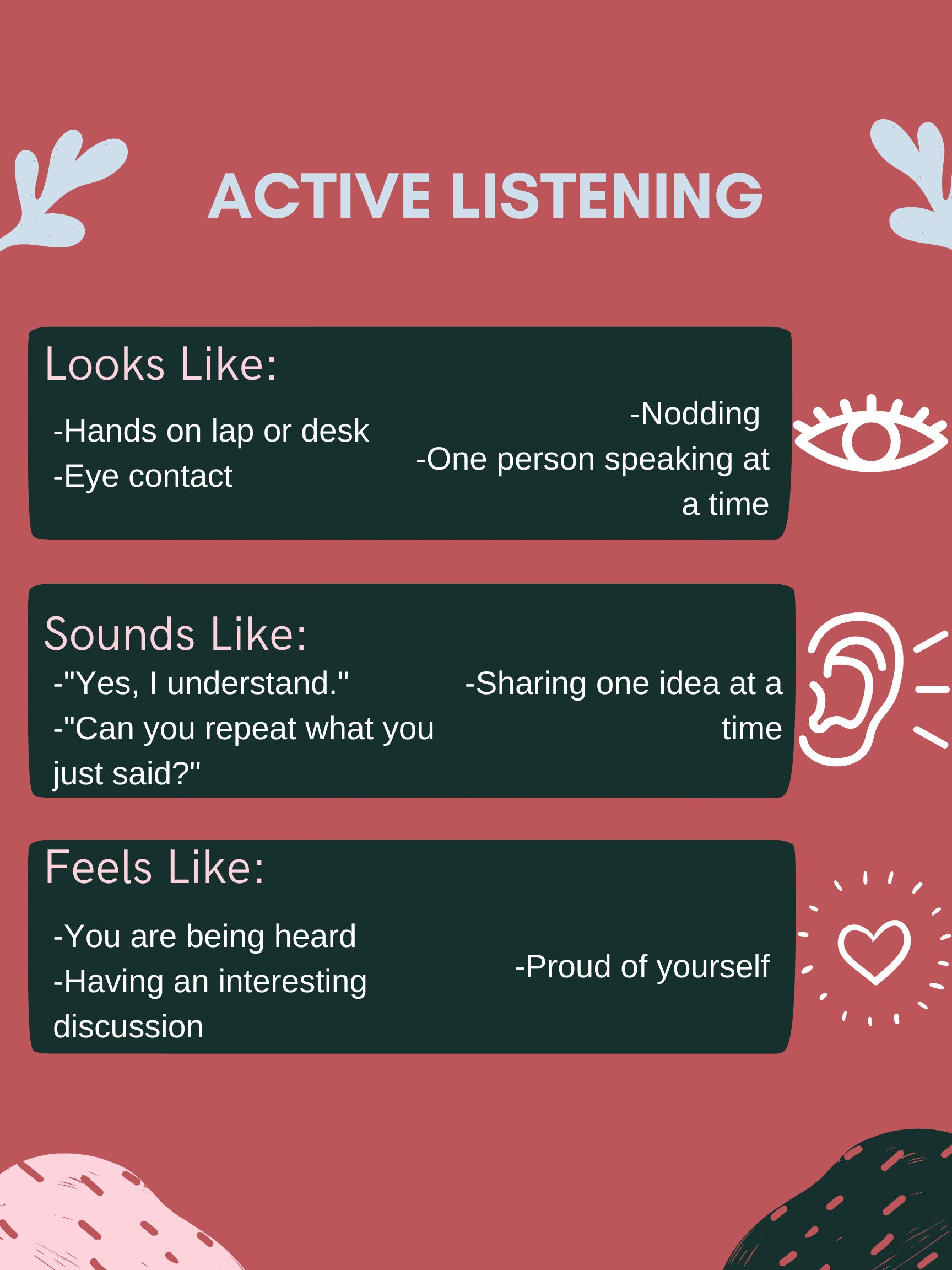 Attentive Listening Poster