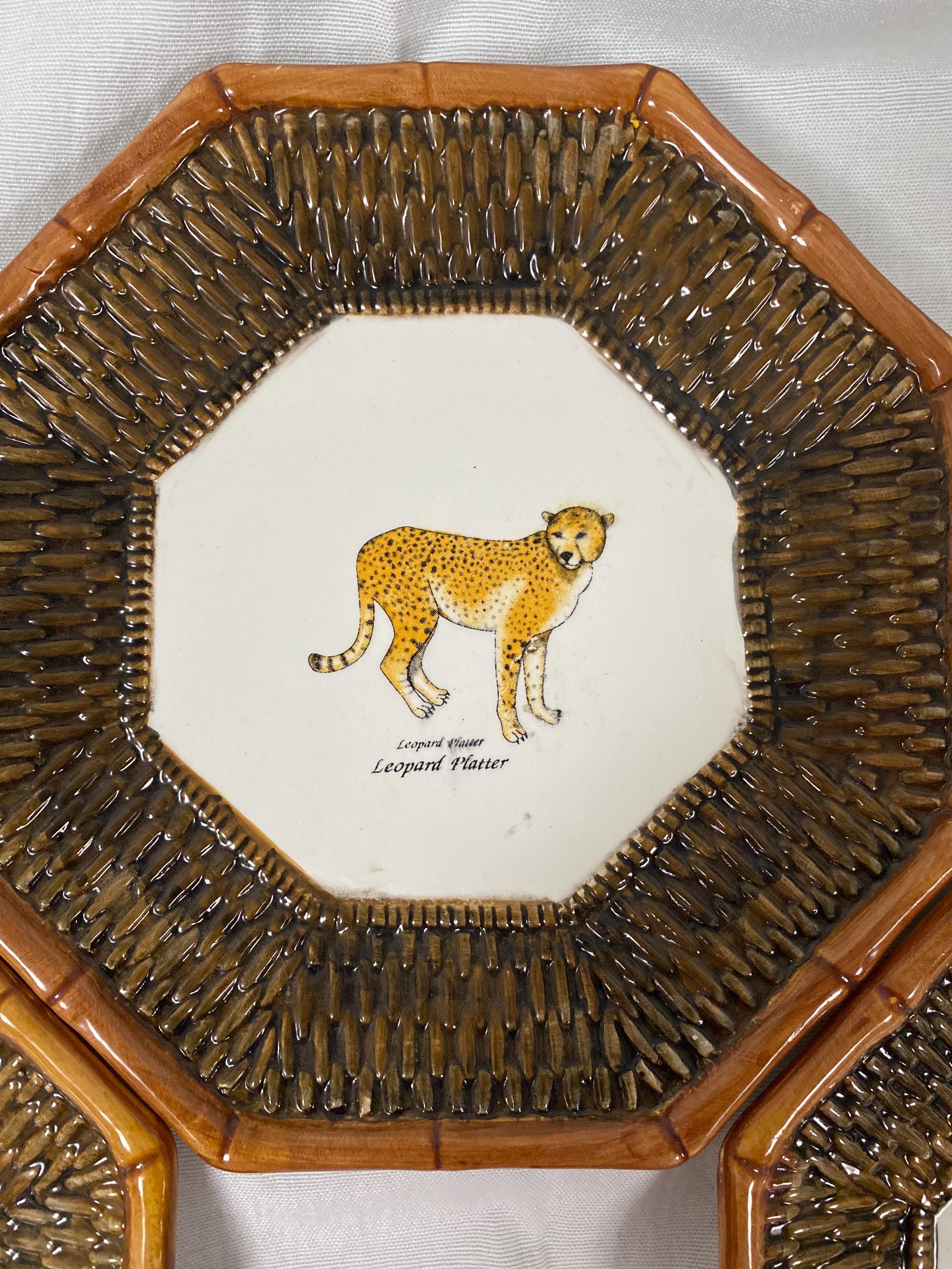 Safari Plates Set of Four - Etsy