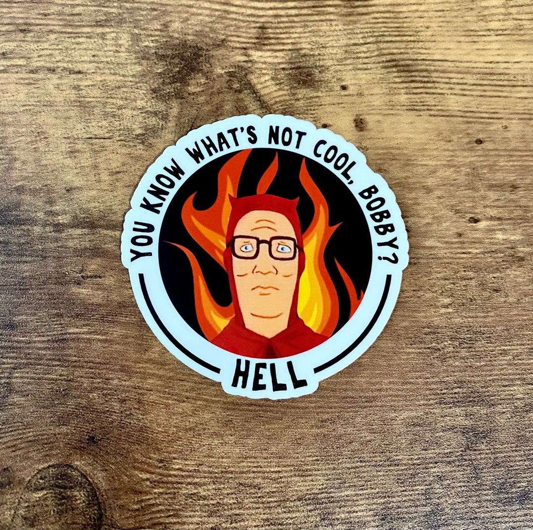 King of the Hill Devil Hank Sticker - Etsy
