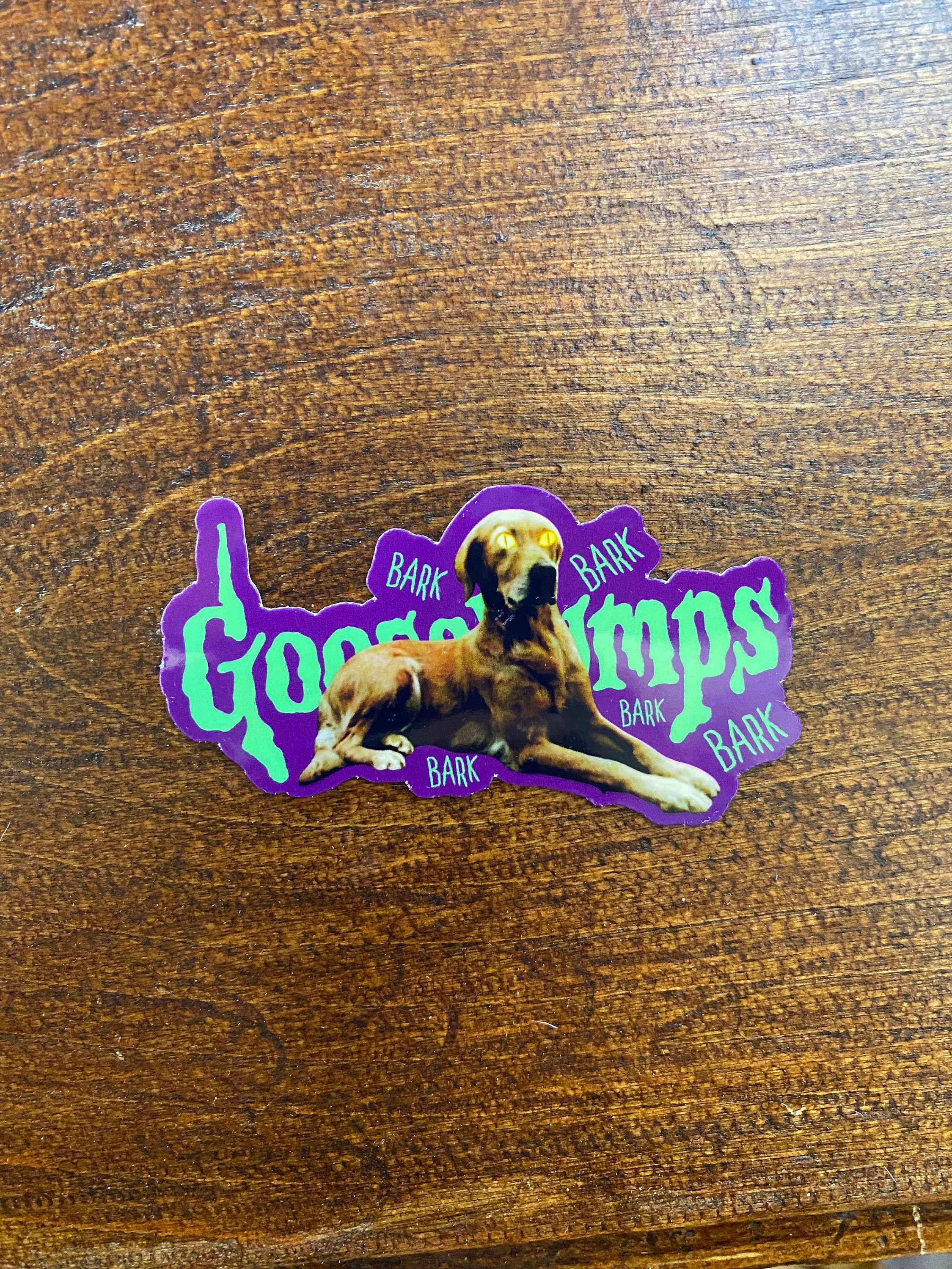 Goosebumps Sticker Dog Die-cut - Etsy