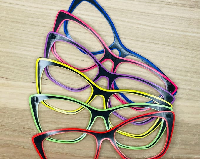 Pop Art Outline Eyewear Toppers for Interchangeable Magnetic Glasses - Etsy