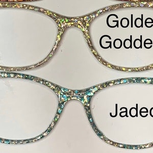 Glitter Eyewear Toppers - Etsy