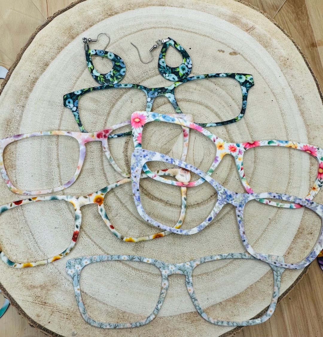 Floral Eyewear Toppers for Interchangeable Magnetic Glasses - Etsy