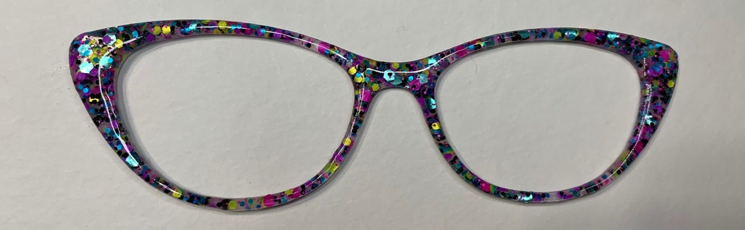 Mania Glitter Eyeglass Topper - Etsy