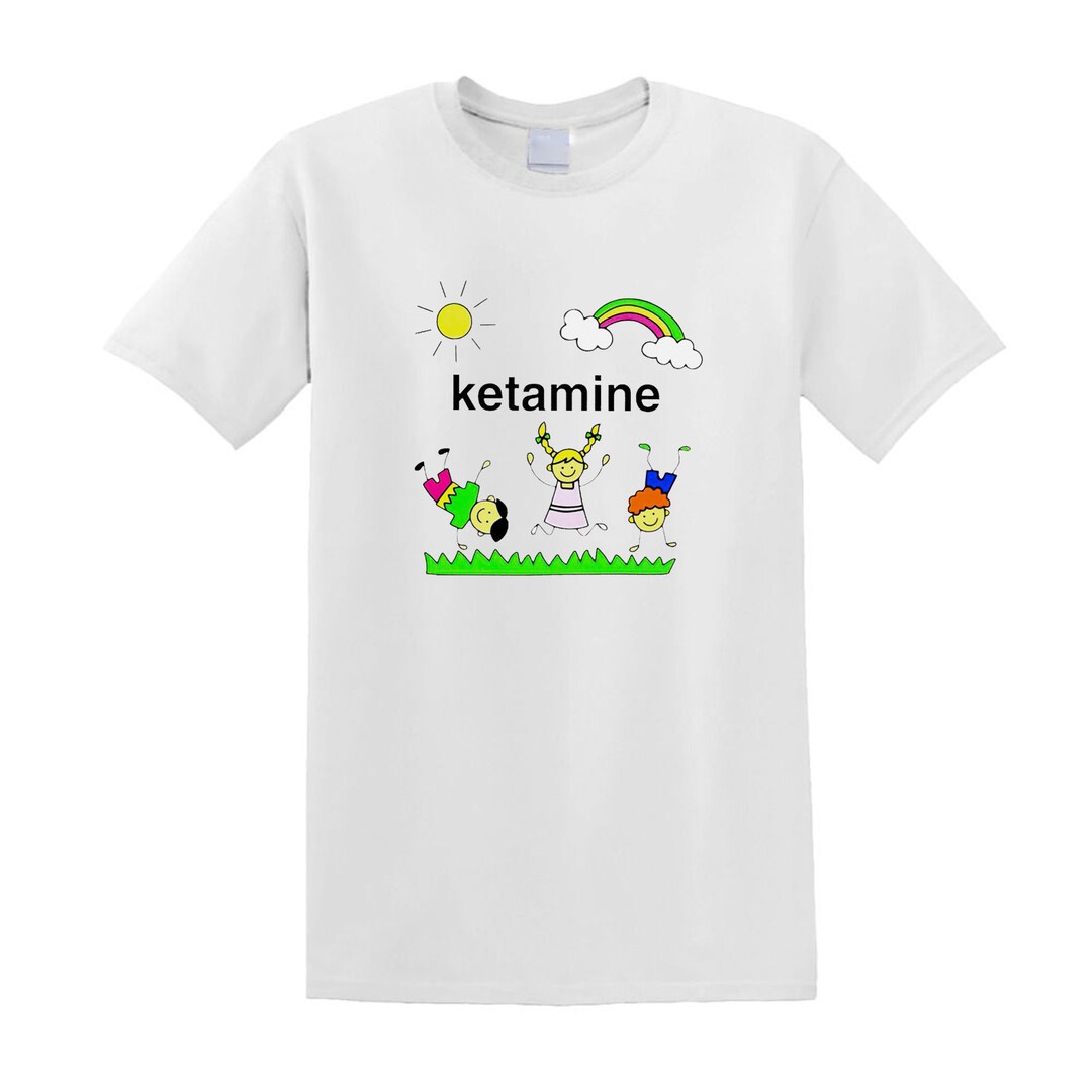 Ketamine Drugs Kid's Drawing Graphic Tee Meme T-shirt, Funny Meme Tee ...
