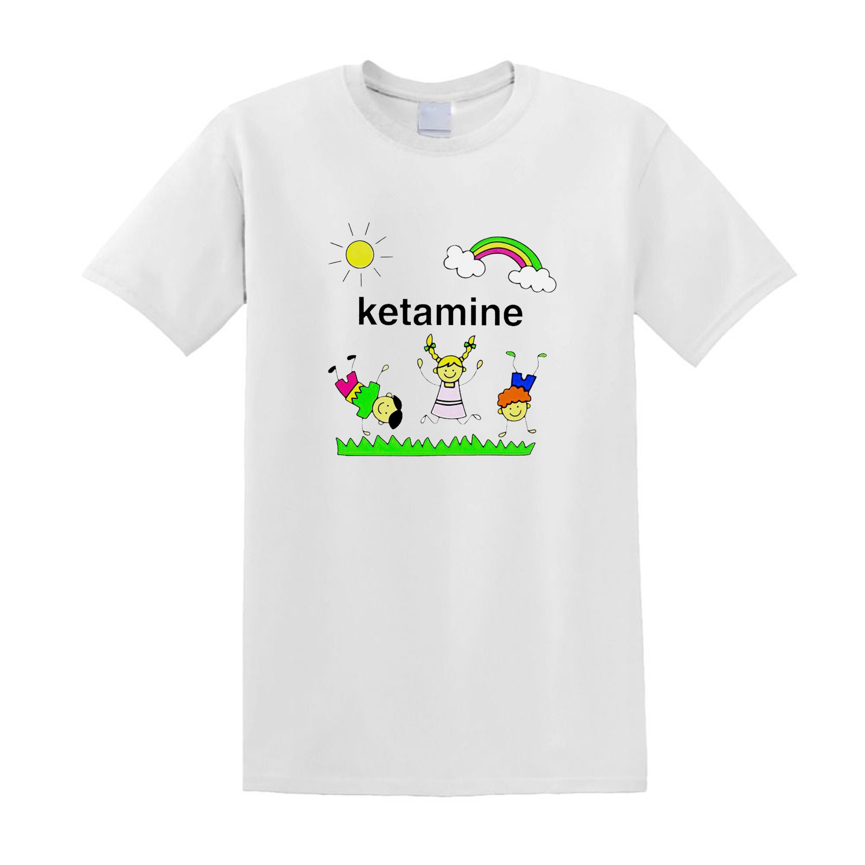 Ketamine Drugs Kid's Drawing Graphic Tee Meme T-shirt, Funny Meme Tee ...