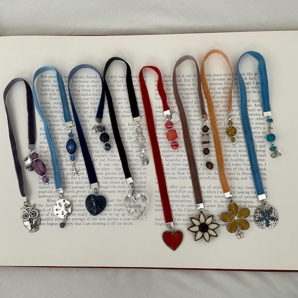 Ribbon Bookmarks - Etsy