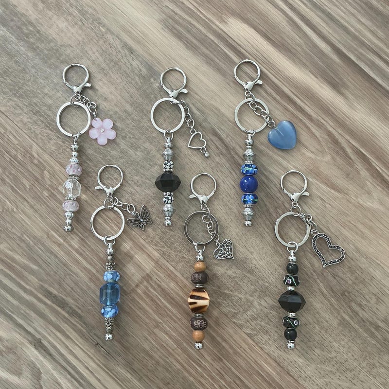Beaded Keyring - Etsy