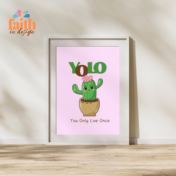 Yolo Poster - Etsy