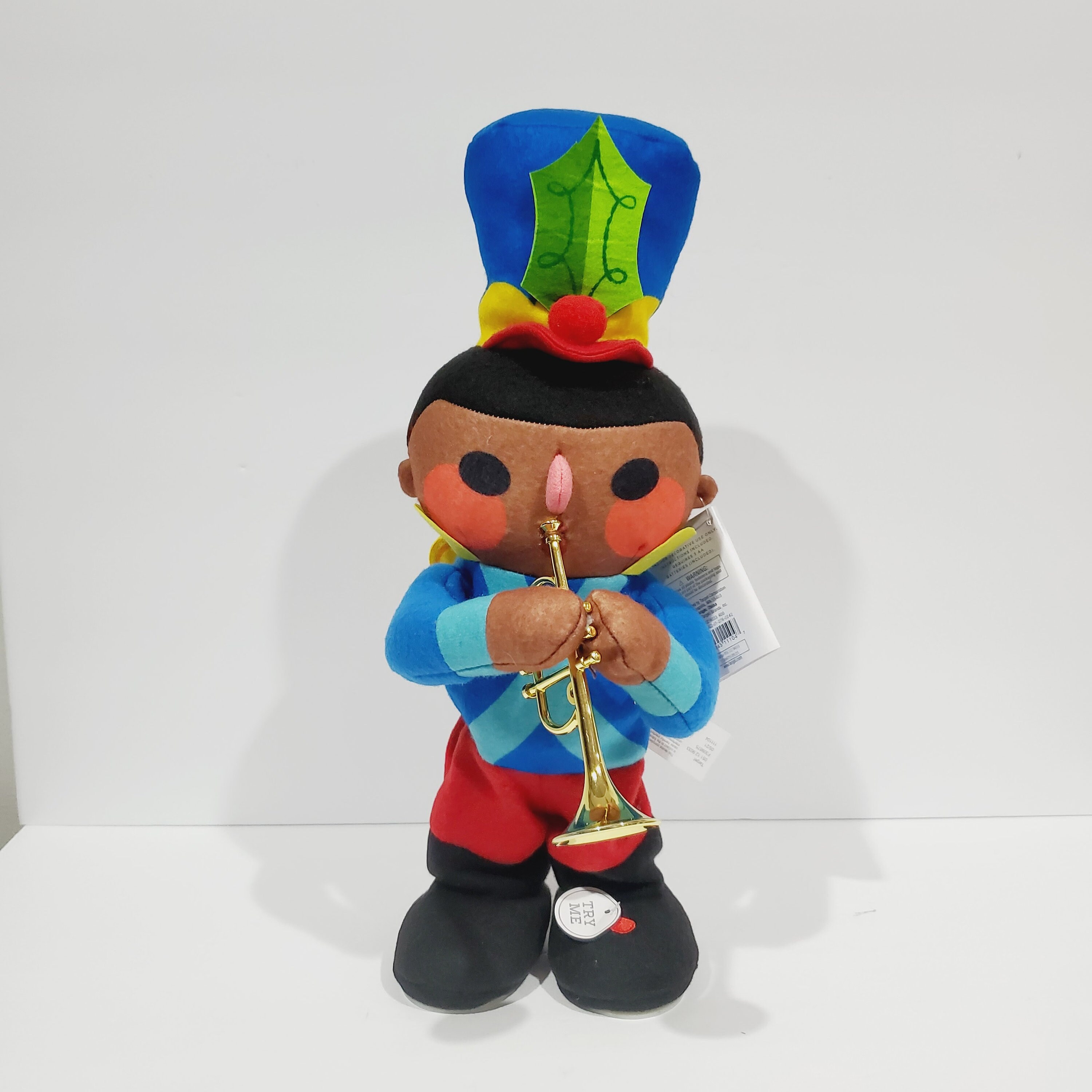Animated Christmas Figural: Trumpet Player - Plays 'here Comes Santa ...