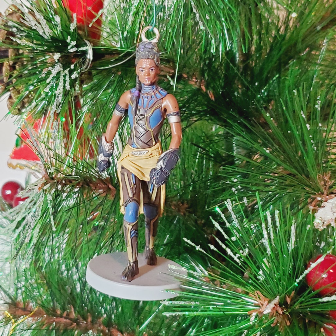 Shuri (black Panther) Figurine Holiday Christmas Tree Ornament - Etsy