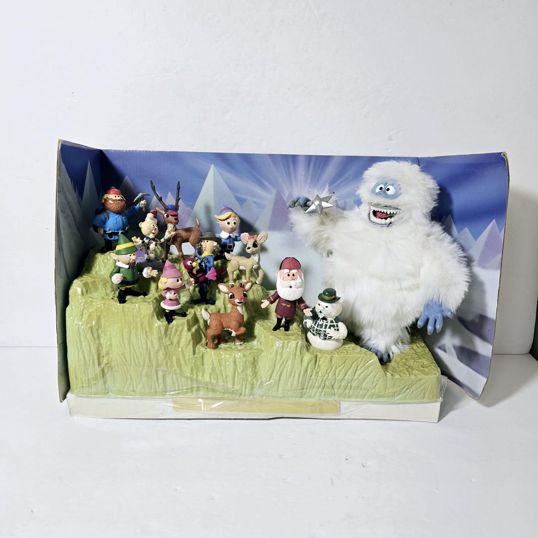 Rudolph the Red-nosed Reindeer Bumble & Friends With Christmas Santa ...