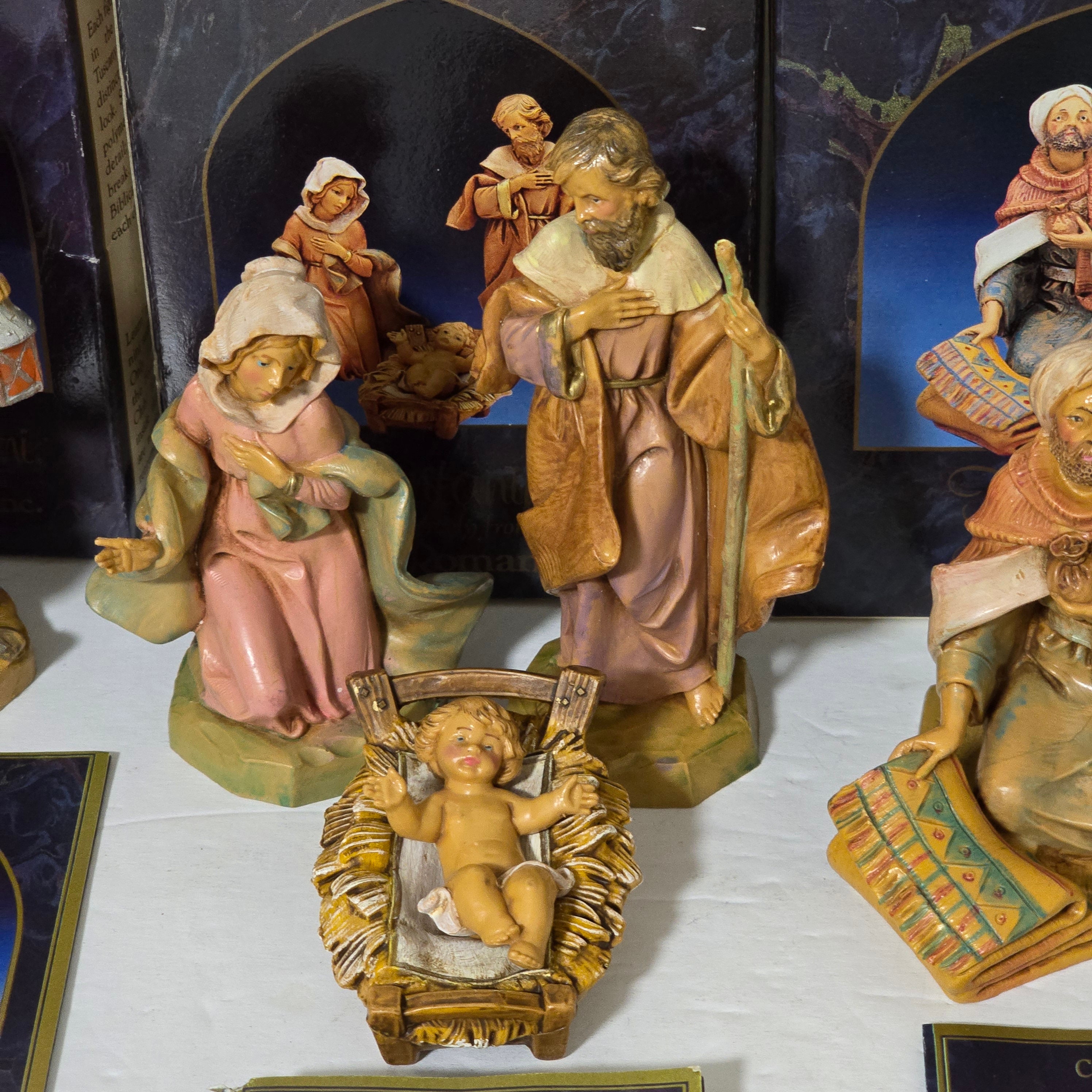 Vintage Fontanini Nativity Set From Italy Set of 20 Figurine - Etsy