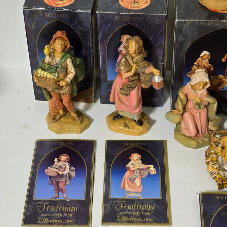 Vintage Fontanini Nativity Set From Italy Set of 20 Figurine - Etsy