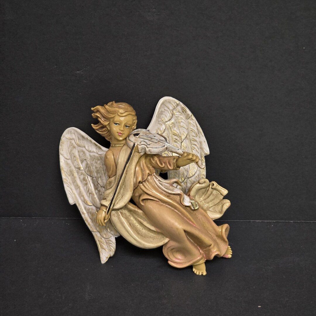 Vintage Christmas Angels Musical Instruments Italian Italy 6" Inches - Etsy