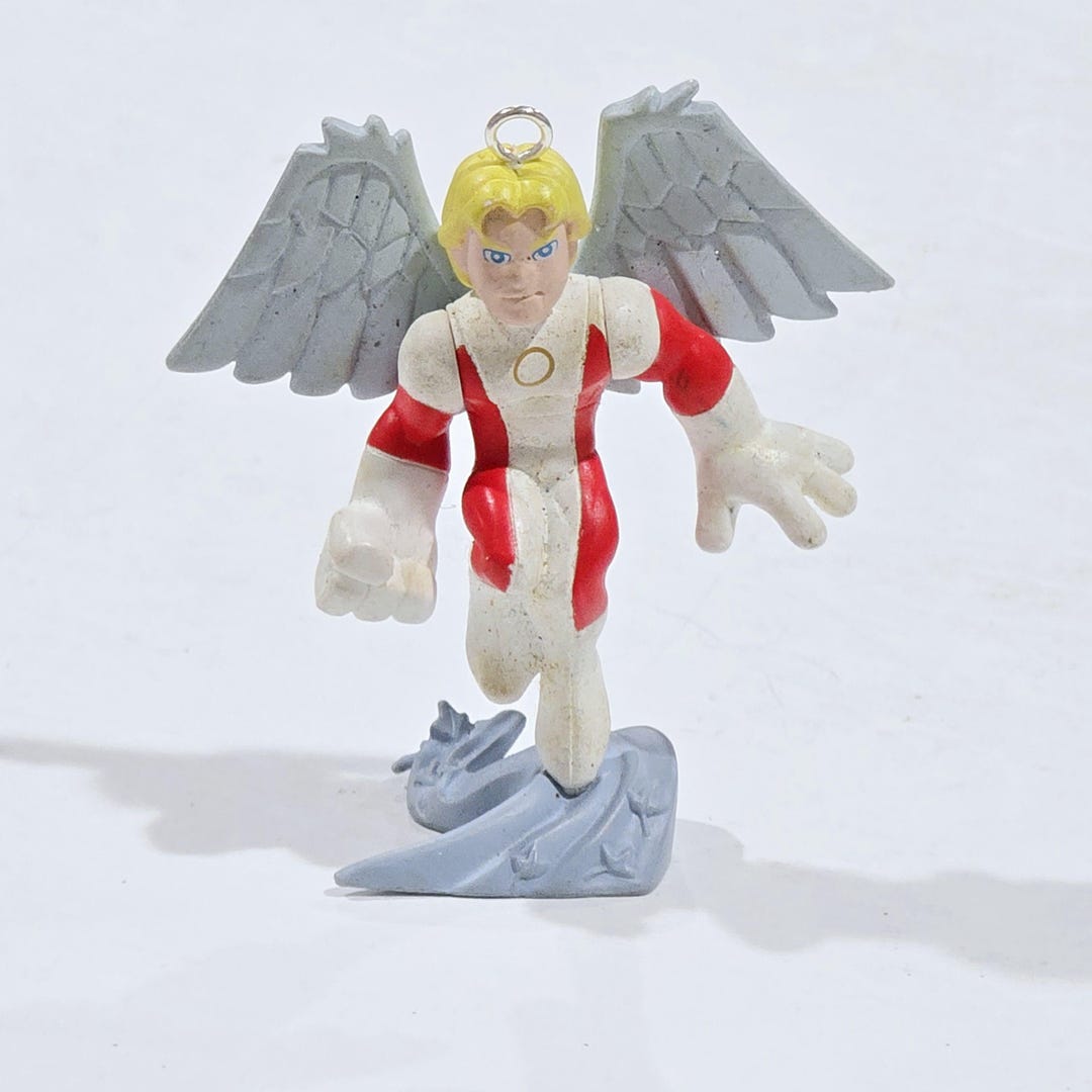 Christmas Tree Ornament Marvel Super Hero Squad ANGEL First Release Red ...