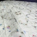 ANTIQUE Pearly ROSE QUILT Queen Size Embroidered Hand Made Heirloom One ...