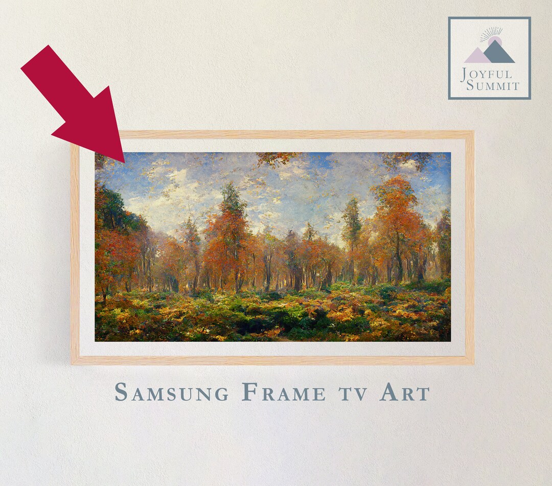 Vintage Autumn Art for Samsung Frames TV for Digital Download | Monet ...