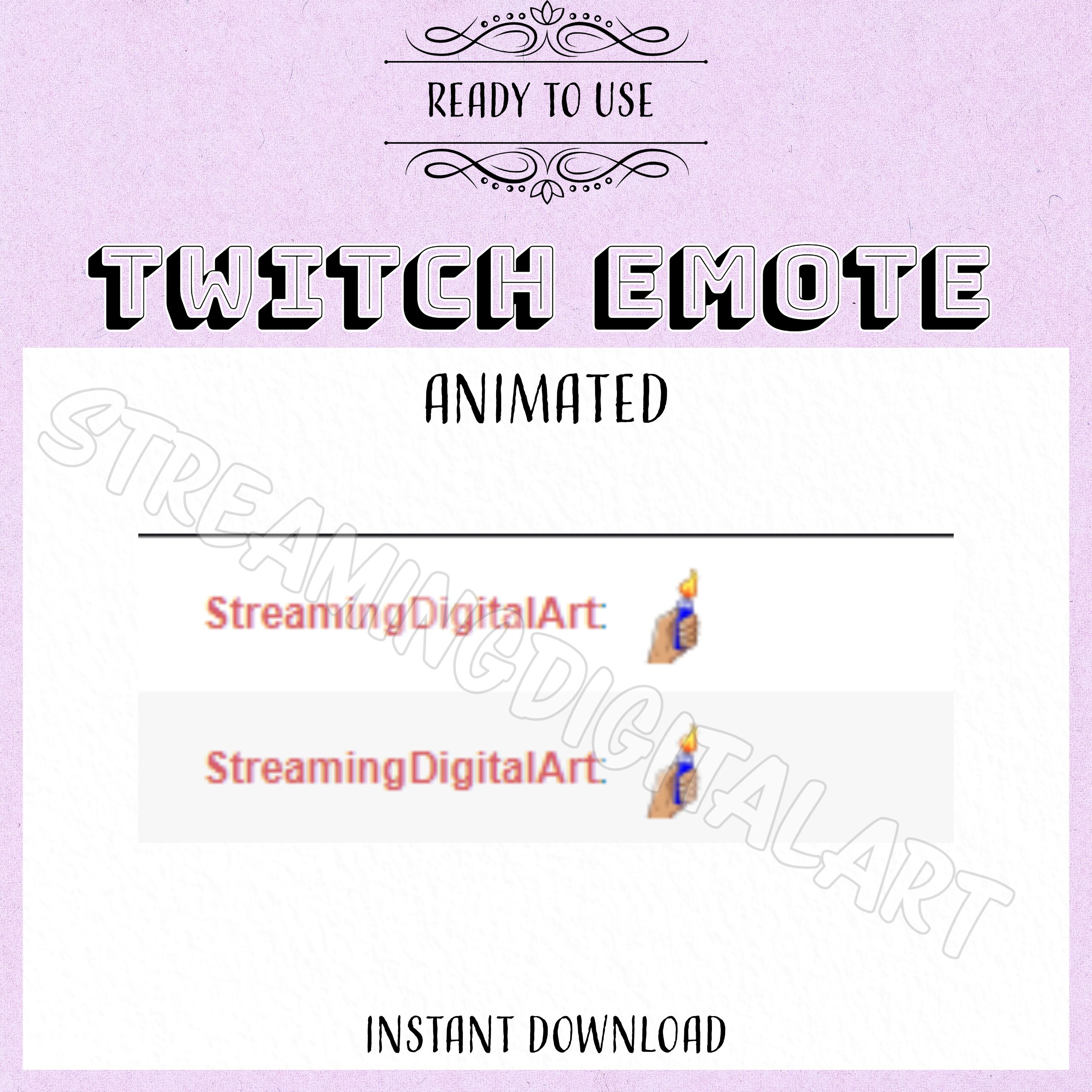 Animated Concert Lighter Emote - GIF Set in 112x112, 56x56, 28x28 ...