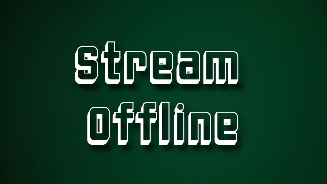 Green 30 Twitch Panels Free Stream Offline Video Player Banner Instant Download - Etsy
