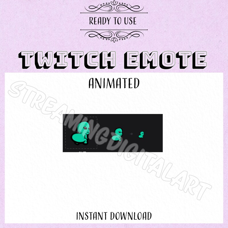 Animated Alien Twerking Emote | Extraterrestrial Dance GIF Set | 28x28 ...