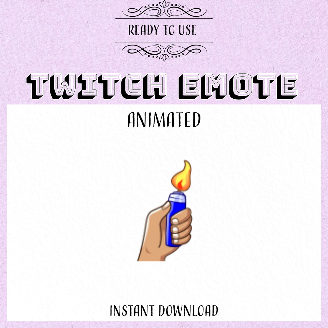 Animated Concert Lighter Emote GIF Set in 112x112, 56x56, 28x28 Light ...