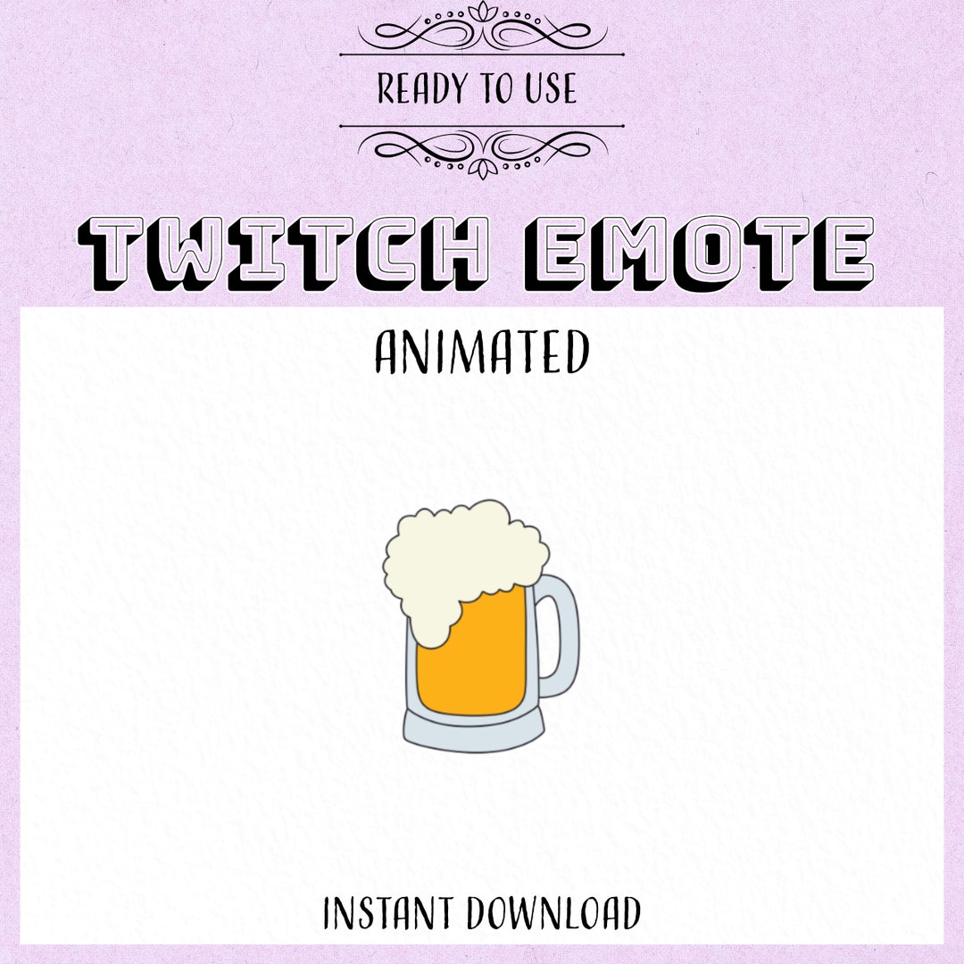 Animated Beer Emote GIF Pack Cheers and Scroll Motions Instantly Toast ...