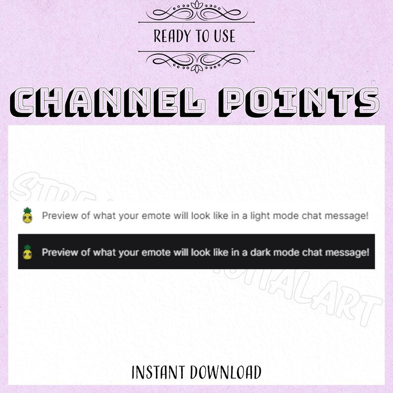 Kawaii Pineapple Channel Point Image Cute Pineapple Emote for Twitch ...