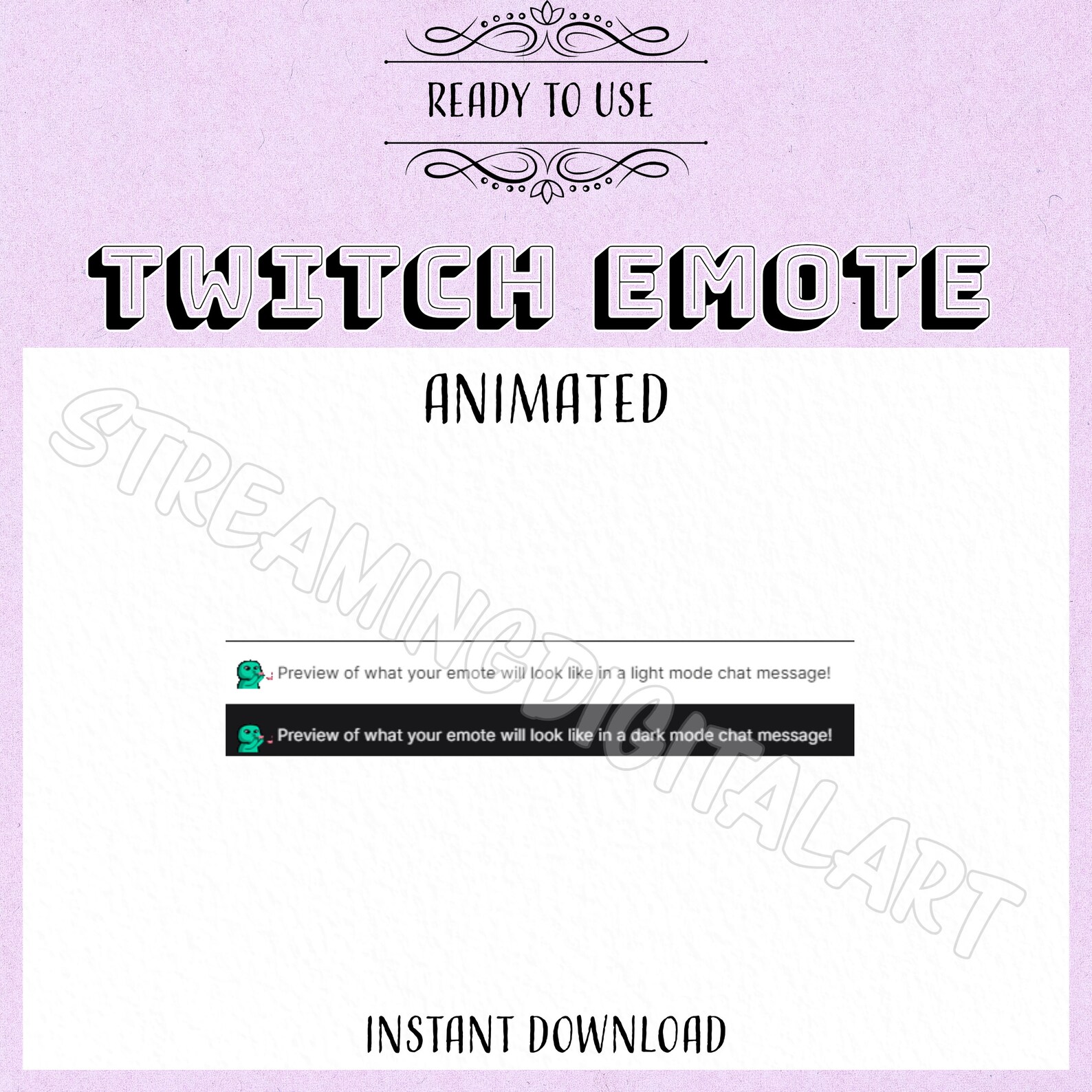 Animated Alien Blowing Kisses Twitch Emote Cute Extraterrestrial Kiss ...